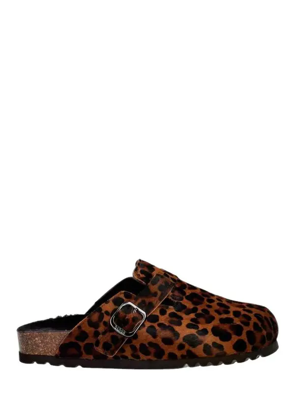 DR. SCHOLL'S SHOES Fae New Leopard-print Mules - Brown