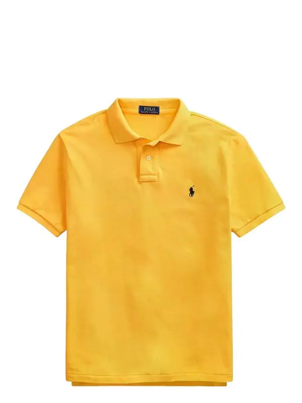 Polo Ralph Lauren Logo-embroidered Piqué Polo Shirt - Yellow