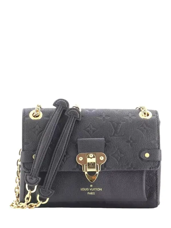 LOUIS VUITTON Vavin Handbag Monogram Empreinte Leather Bb Crossbody Bag - Black