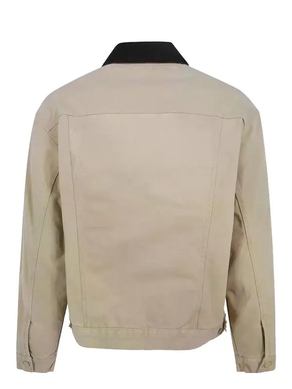 Carhartt Work In Progress Og Trucker Corduroy-collar Canvas Jacket - Neutrals
