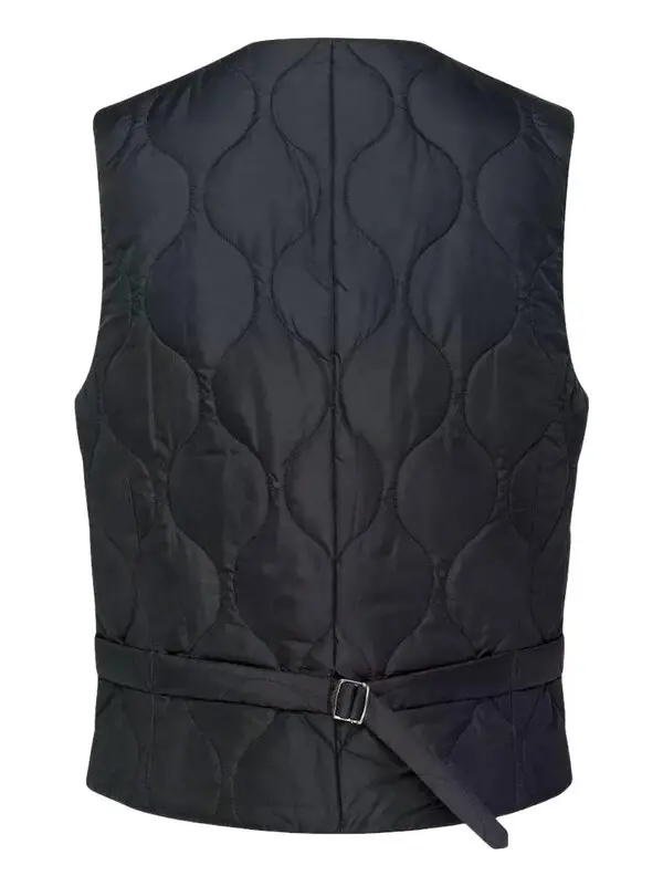 Comme Des Garçons Quilted Wool Waistcoat - Brown