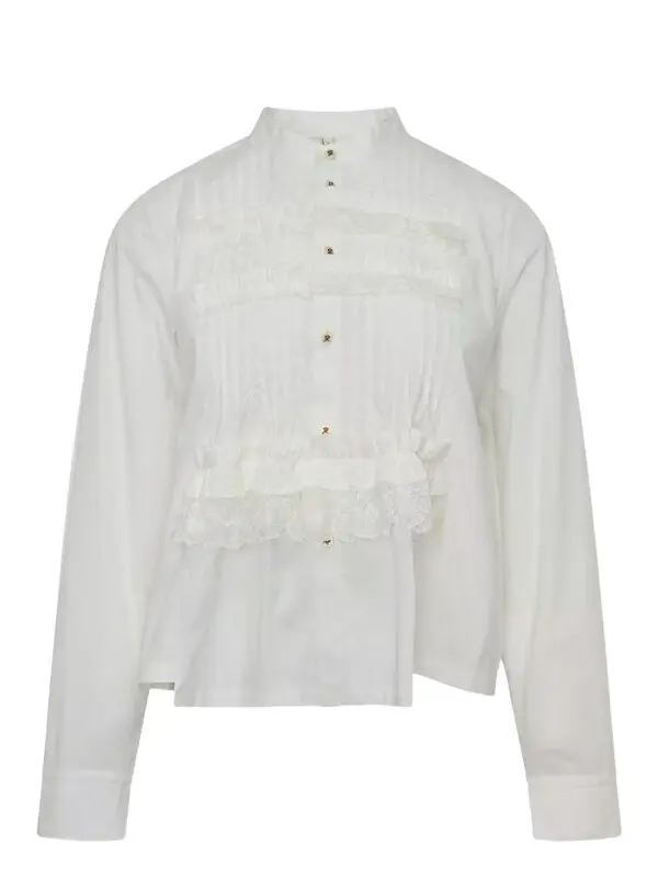 RENLI SU Suri Lace-trimmed Shirt - White