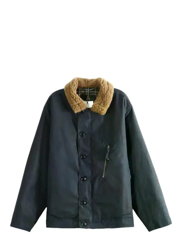 Barbour Macklow Waxed Jacket - Blue