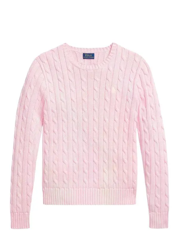Polo Ralph Lauren Cable-knit Cotton Sweater - Pink