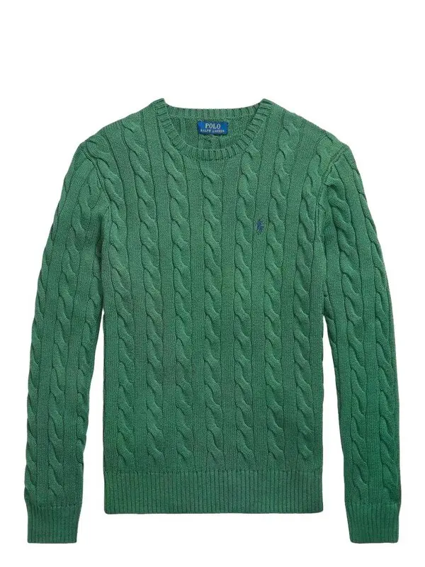 Polo Ralph Lauren Cable-knit Cotton Sweater - Green