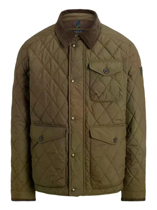 Polo Ralph Lauren Quilted Corduroy-collar Jacket - Brown
