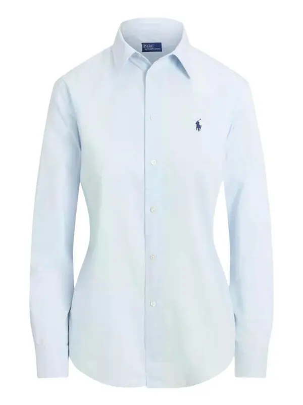 Polo Ralph Lauren Logo-embroidered Button-down Shirt - Blue