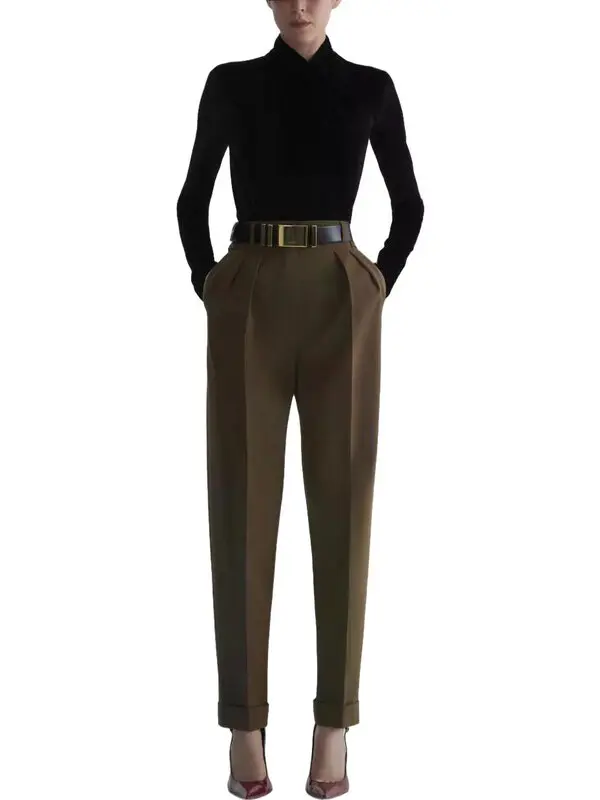 MUGLER Scarf Bodysuit - Black
