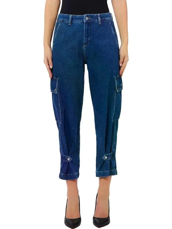 Liu Jo Balloon-leg Cargo Pants - Blue