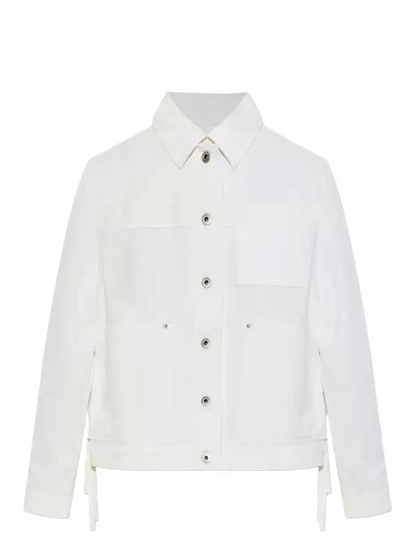 Loewe Workwear Jacket In Denim - White