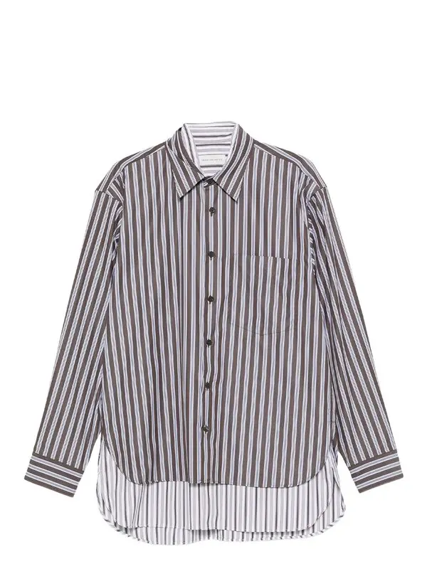 Dries Van Noten Camber Shirt - Brown