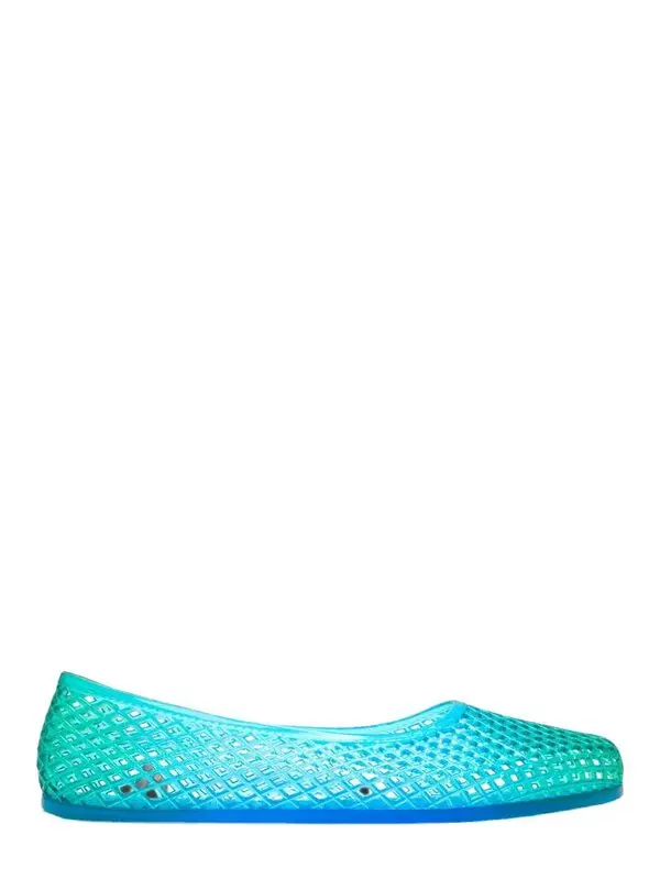 ANCIENT GREEK SANDALS Iro Lattice Ballet Flats - Blue