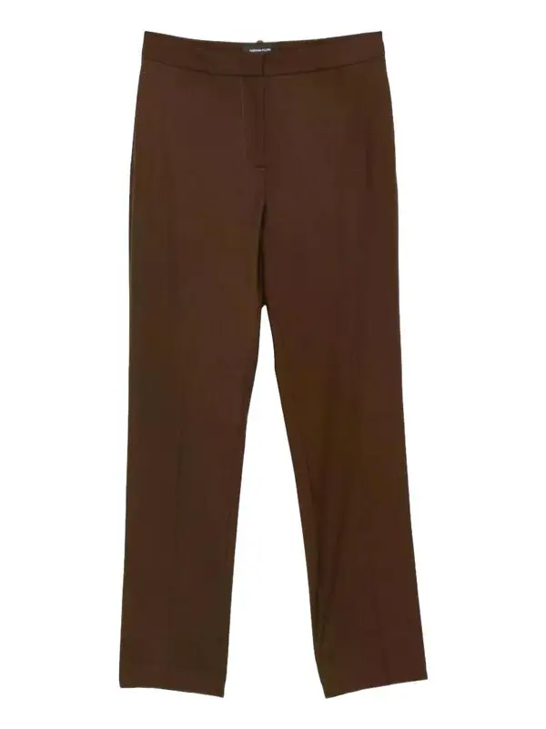Fabiana Filippi Bead-embellished Tailored Trousers - Brown