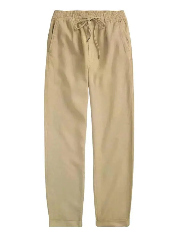 Polo Ralph Lauren Drawstring-waist Linen Trousers - Neutrals