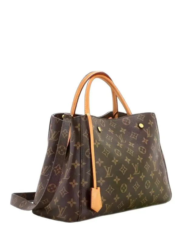 LOUIS VUITTON Montaigne Handbag Monogram Canvas Mm Tote Bag - Brown