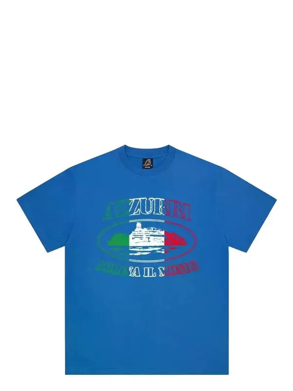 CORTEIZ Alcatraz Italy T-shirt - Blue