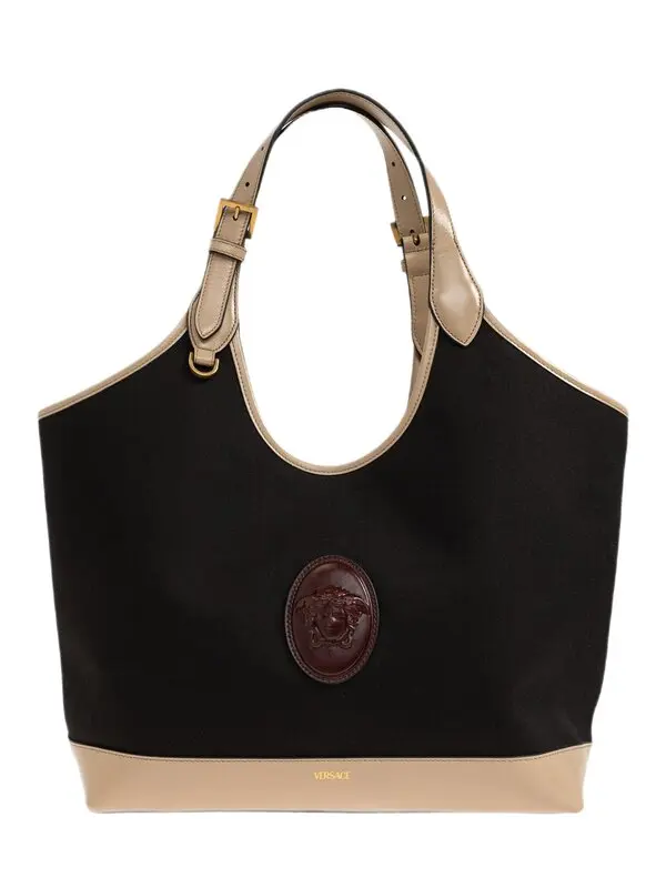 Versace Rivière Large Tote Handbag - Blckgreyrs