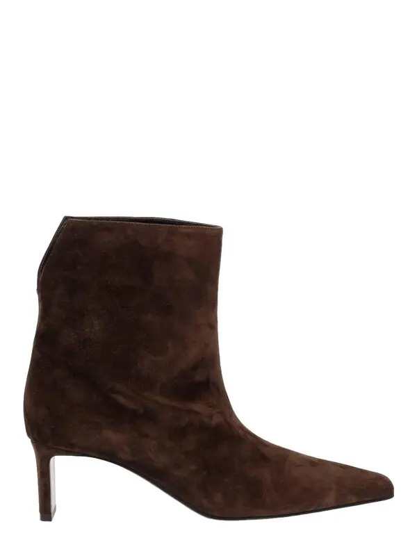 Khaite Essential Leather Boots - Brown