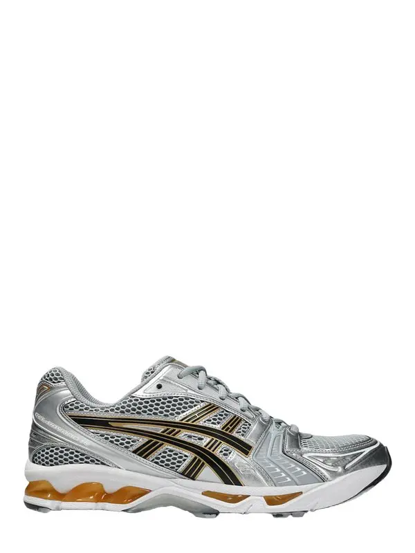 Asics Gel-kayano 14 Leather Sneaker With Mesh Inserts & Cushioned Sole - Grey