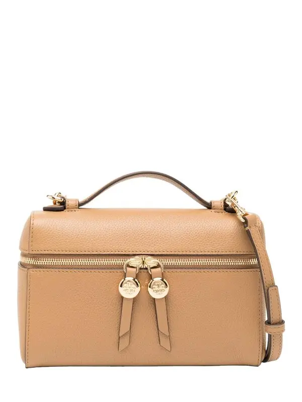 Tory Burch Mini Stylish Crossbody Bag 4.7" Height - Beige