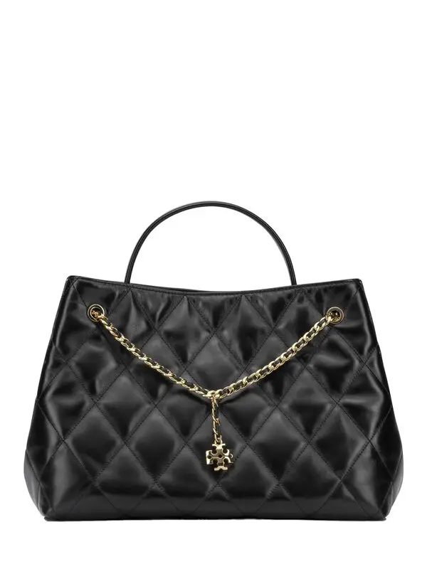 Tory Burch Mini Handbag In 100% Lamb Leather - Black