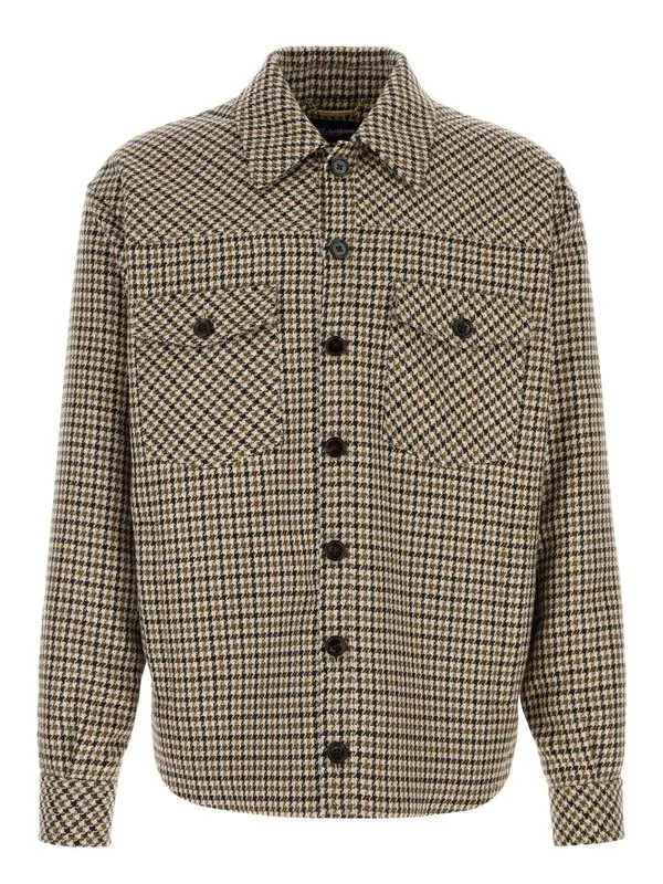 Dolce & Gabbana Embroidered Wool Jacket - Checked