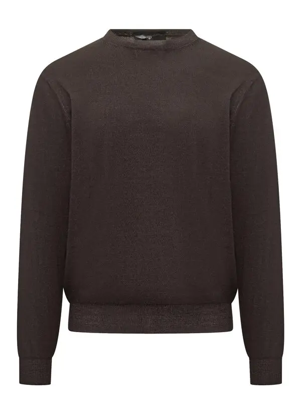 FILIPPO DE LAURENTIIS Merino Wool Knit Sweater - Grigio
