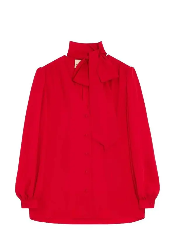 Valentino Garavani Solid Georgette Shirt - Paris