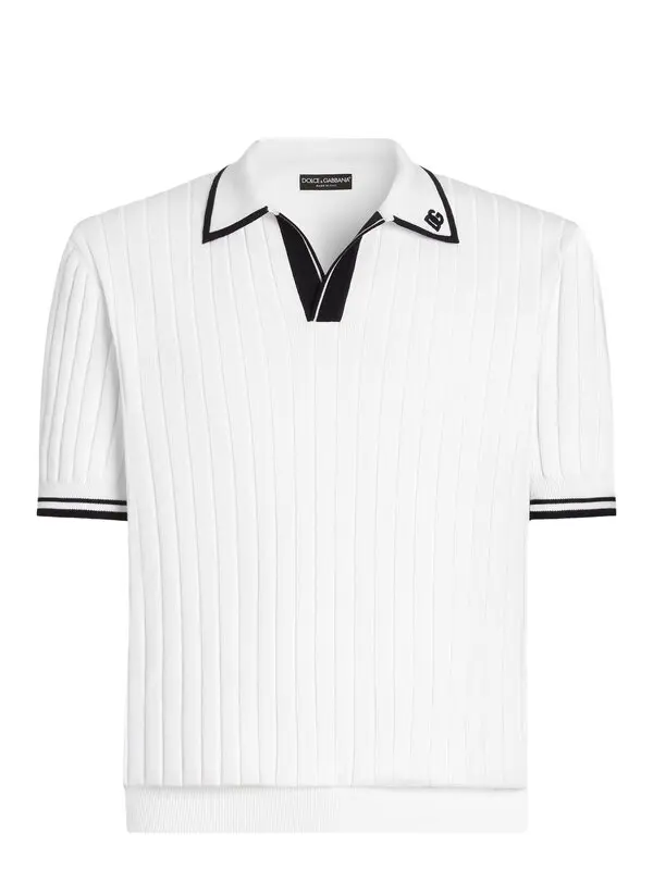 Dolce & Gabbana Polo Mc - Biancoblu