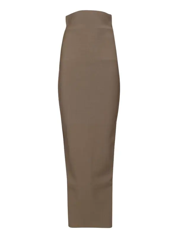 Rick Owens High-waist Pencil Skirt - Brown