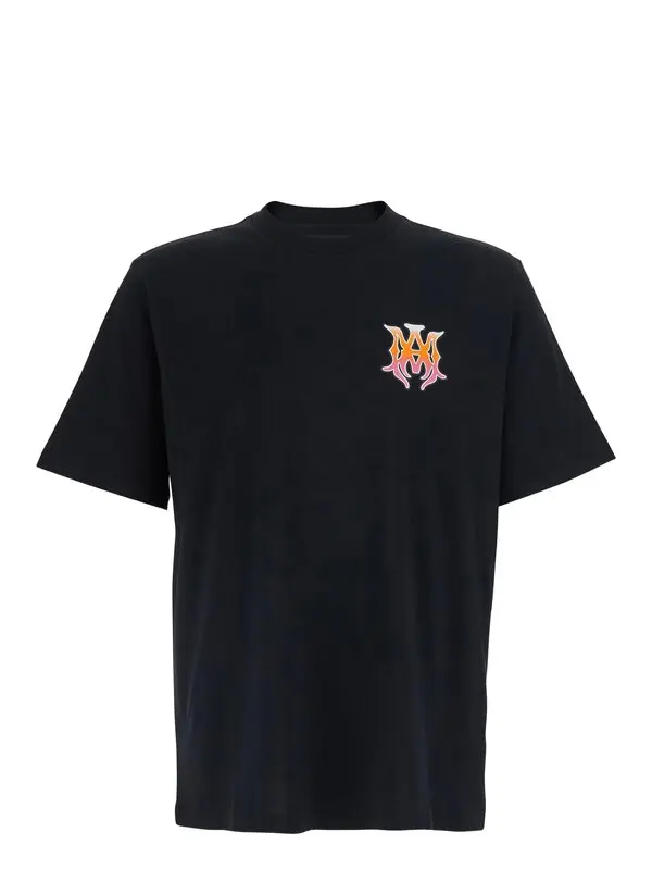 Amiri Ma Surf Long-jersey Regular Tee - Black