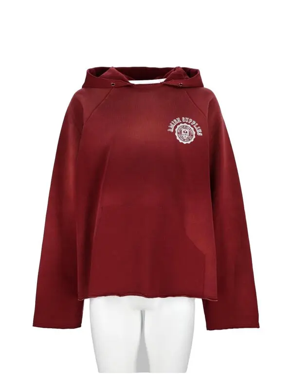AMISH SUPPLIES Heritage Script Fleece Sweatshirt For - Bordeaux
