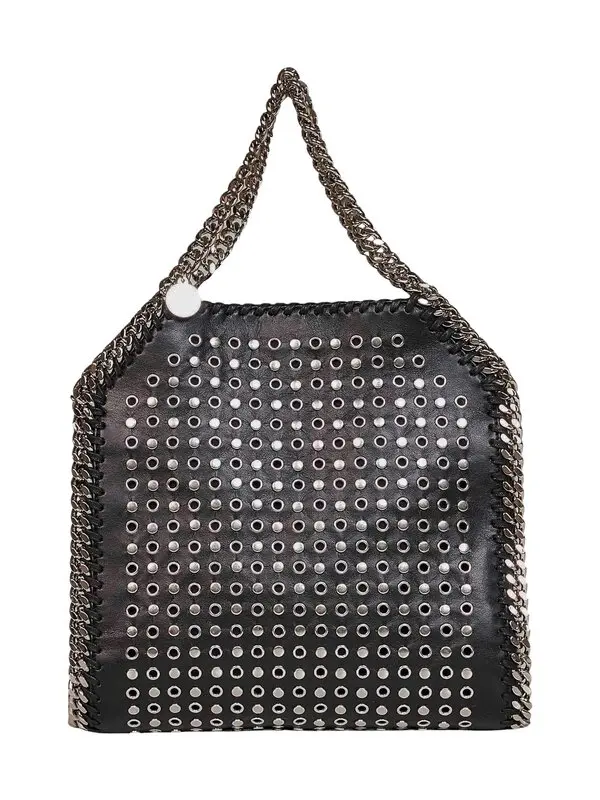 Stella McCartney Studded Chain Shoulder Bag - Black