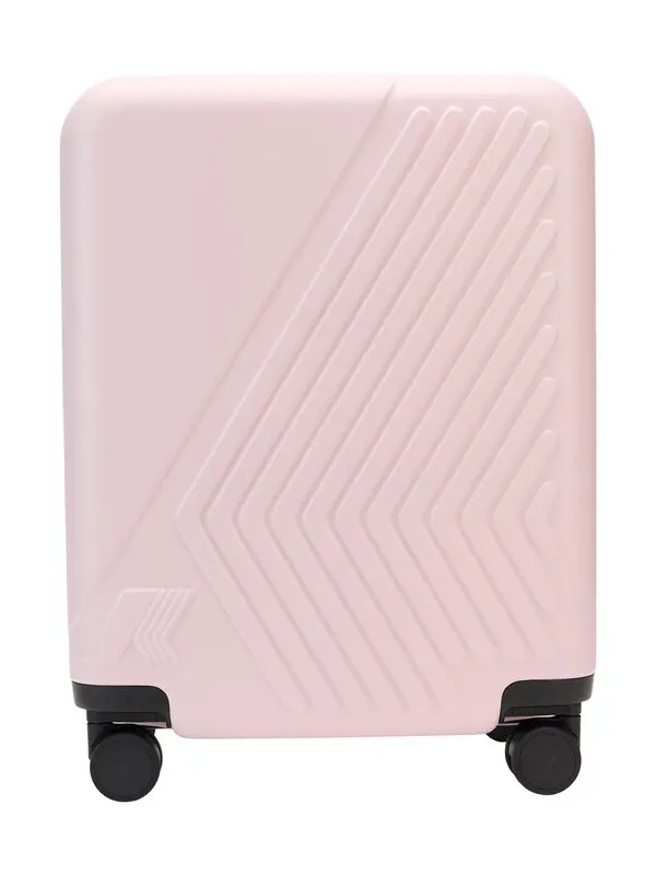 K-WAY Trolley Eudoxie Mini Small 4-wheel Polycarbonate Suitcase - Pink