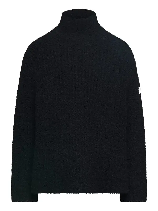 MAISON MARGIELA Textured Turtleneck Sweater - Black