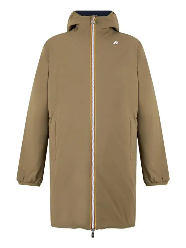 K-WAY Jacob Waterproof Jacket With Hood - Beige