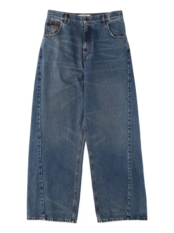 MSGM Cotton Jeans - Denim