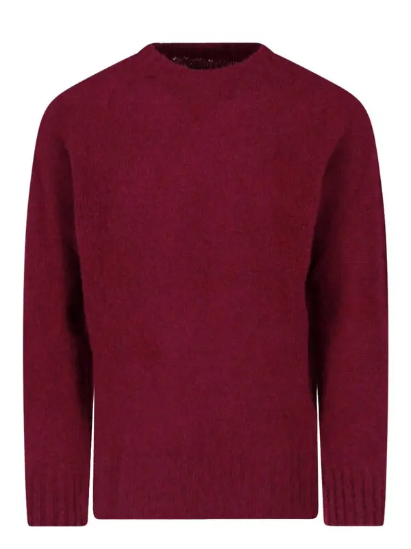 Howlin' 100% Fine Wool Crewneck Sweater - Red