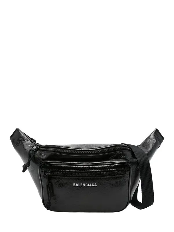 Balenciaga Explorer Beltpack Mini Pouch Bag - Black