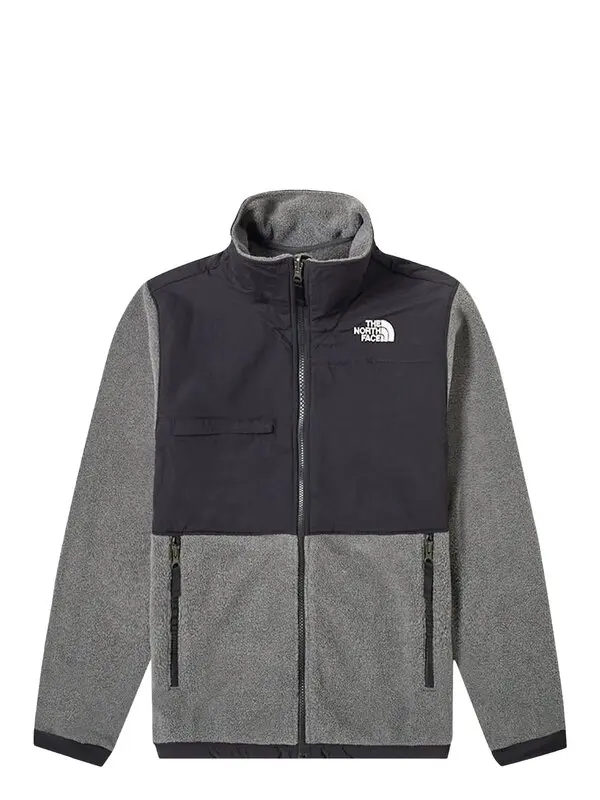 The North Face Denali Panelled Zip Up Jacket 'medium Heather - Grey