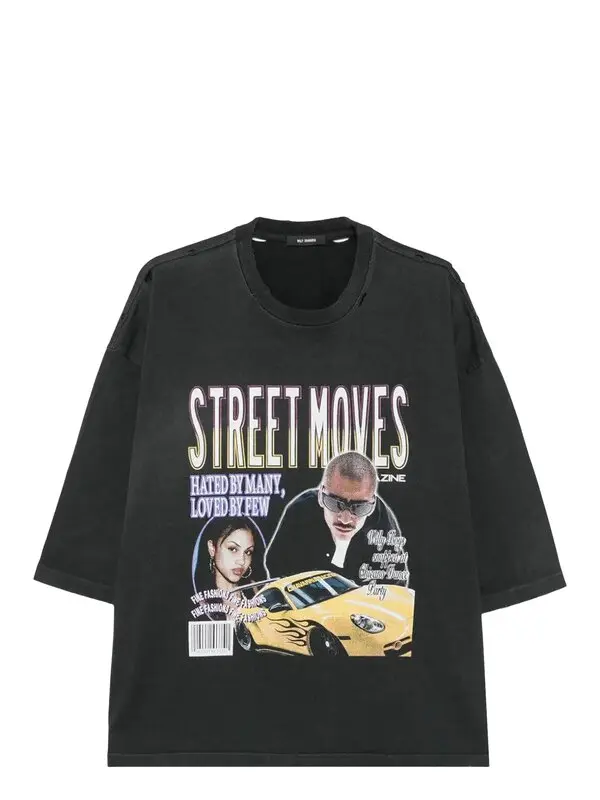 WILLY CHAVARRIA Street Moves Buffalo T-shirts Beauty - Black