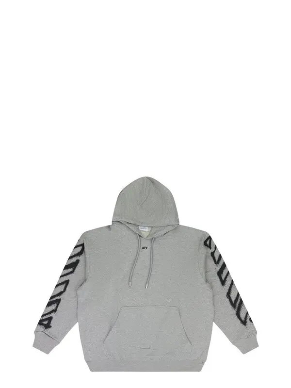 Off-White Spray Can Arrow Hoodie - Grey