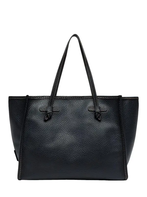 GIANNI CHIARINI Marcella Grained Leather Shoulder Bag - Blue