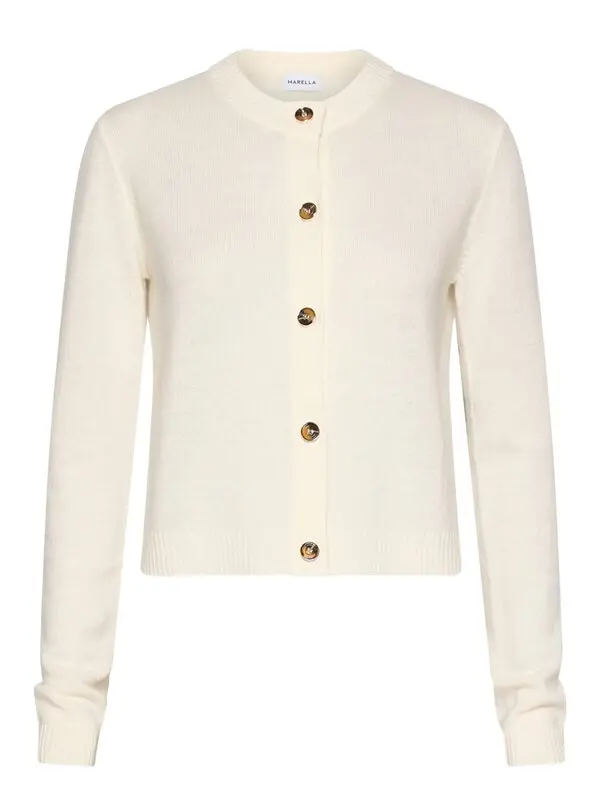 Marella Cashmere Cardigan - Beige
