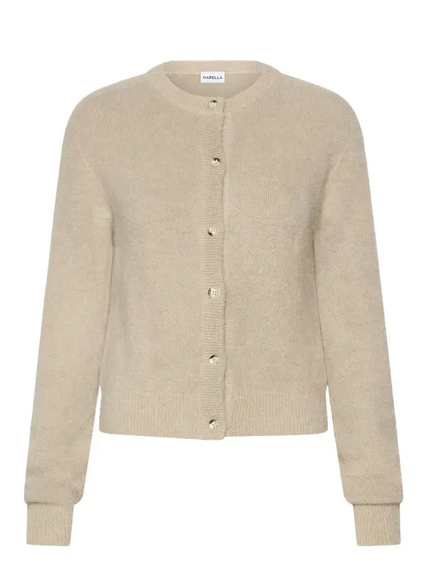 Marella Alpaca-blend Cardigan - Green