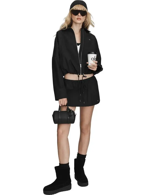 Alo Yoga Low-rise Best Bet Skirt - Black