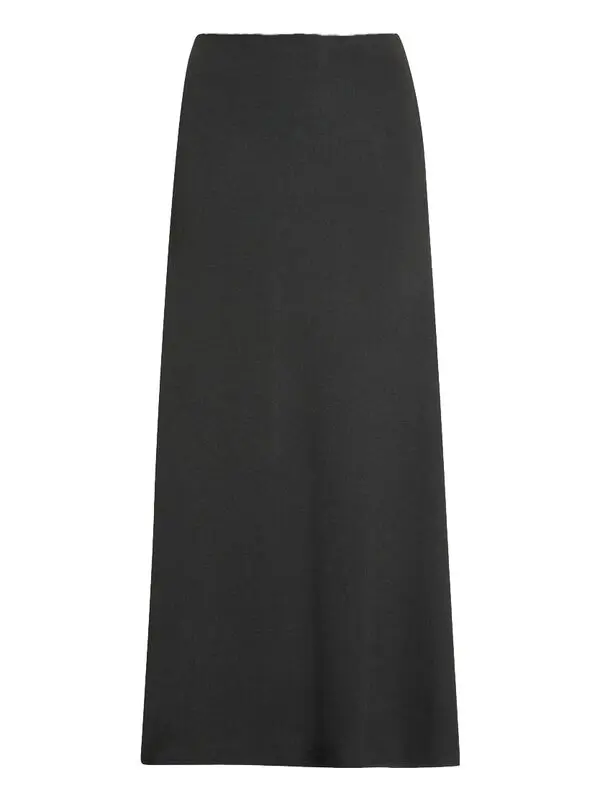 LESET Lauren Knit Midi Skirt - Black