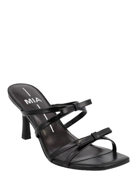 Mia Sonja Kitten Heel Sandal - Black