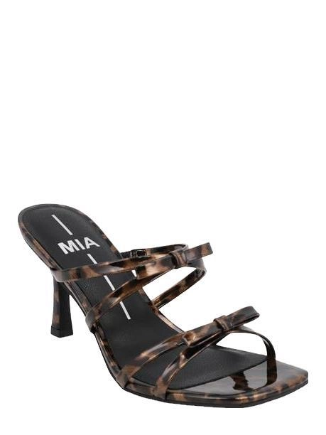 Mia Sonja Kitten Heel Sandal - Tortoise