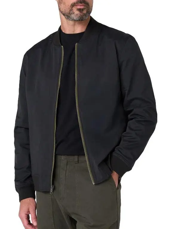 LIVERPOOL Reversible Bomber Jacket - Black/olive